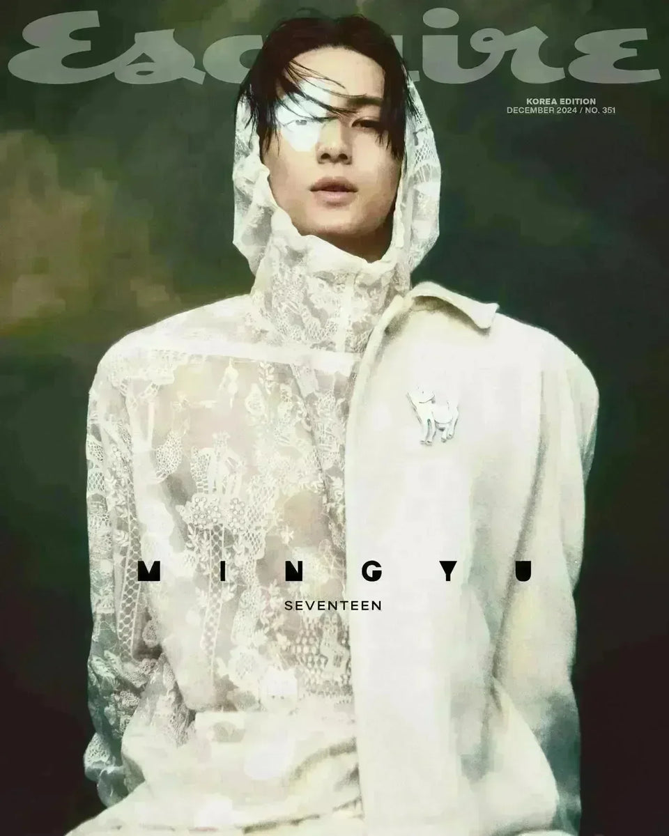 Buy SEVENTEEN MINGYU Esquire Korea Magazine - December 2024 Issue | Oppa Store