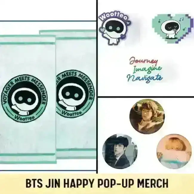 Buy BTS Jin HAPPY Album Merch - Official MD - Running Wild To Happiness ...