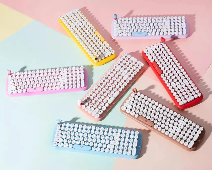 Buy BT21 Official Wireless Retro Keyboard | Oppa Store